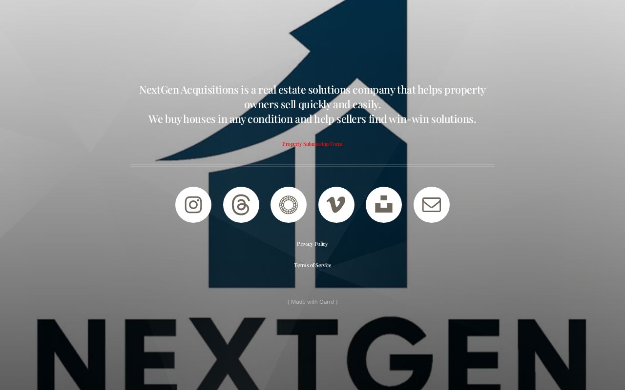 NextGen Acquisitions